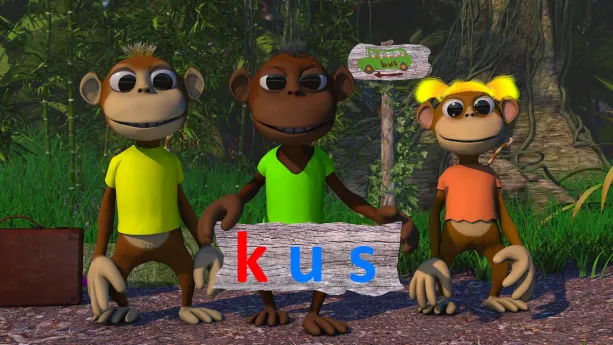 De letter k: kus | Schooltv
